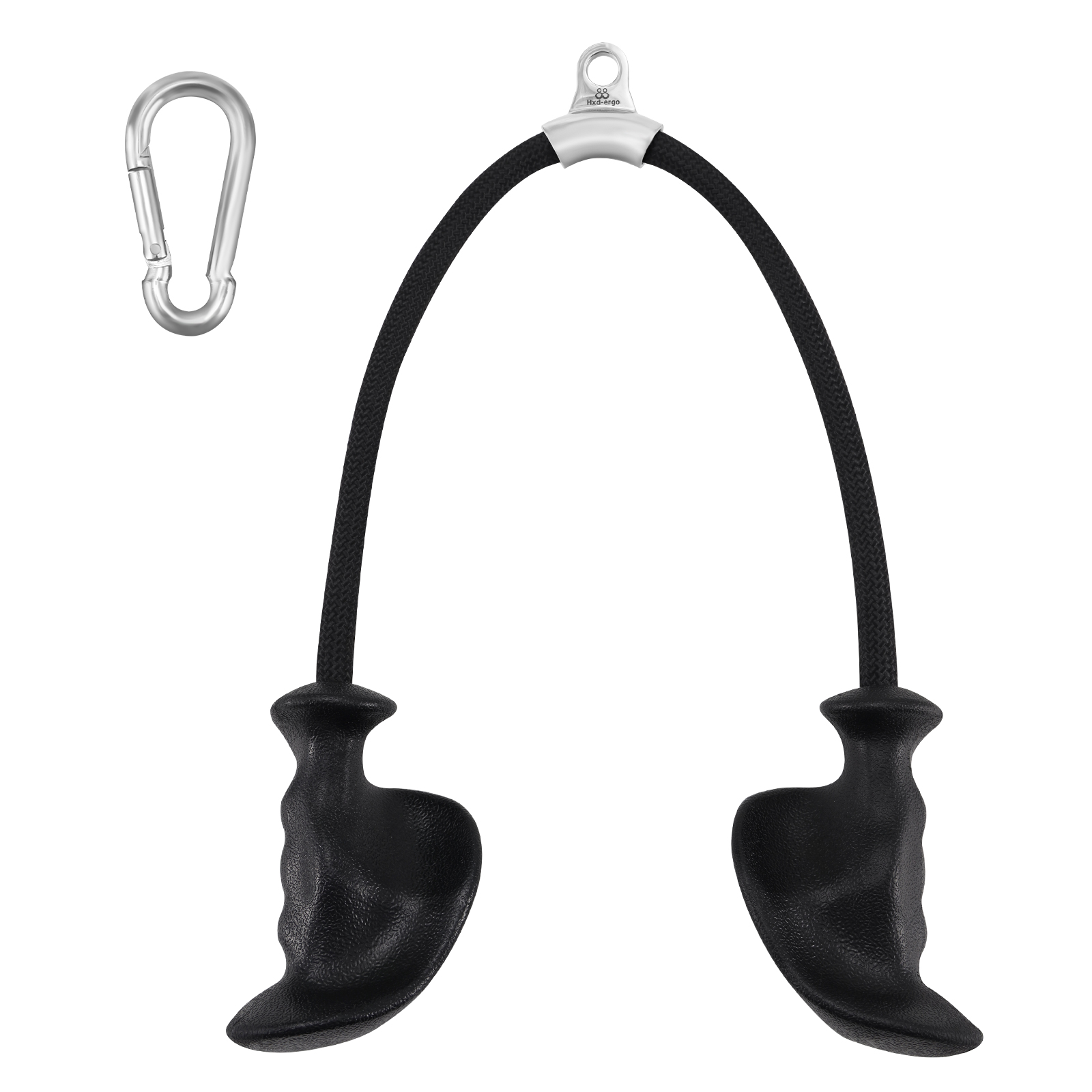 Best Ergonomic Triceps Rope with Rubber Handles-Pull-down Cable Machine ...